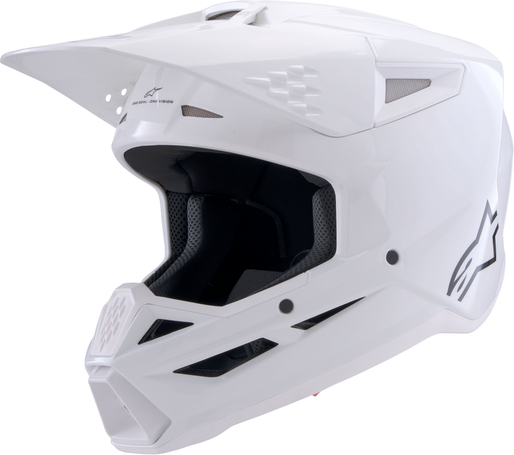 Alpinestars - SM3 Helmet - Solid - Gloss White – Ducati Omaha