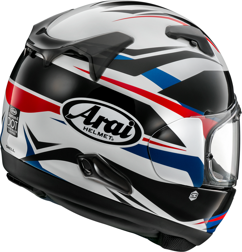 Arai Helmets - Quantum-X Helmet - Ray - White – Ducati Omaha