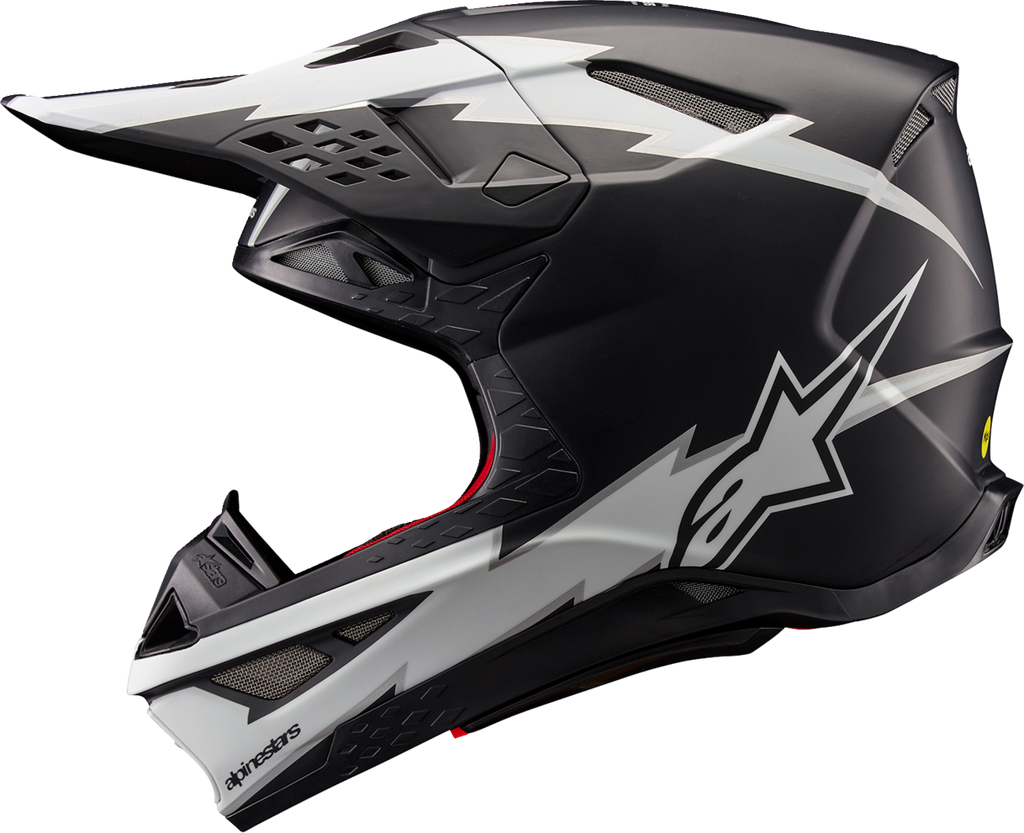 Alpinestars - Supertech M10 Helmet - Ampress - MIPS® - Matte Black/Whi ...
