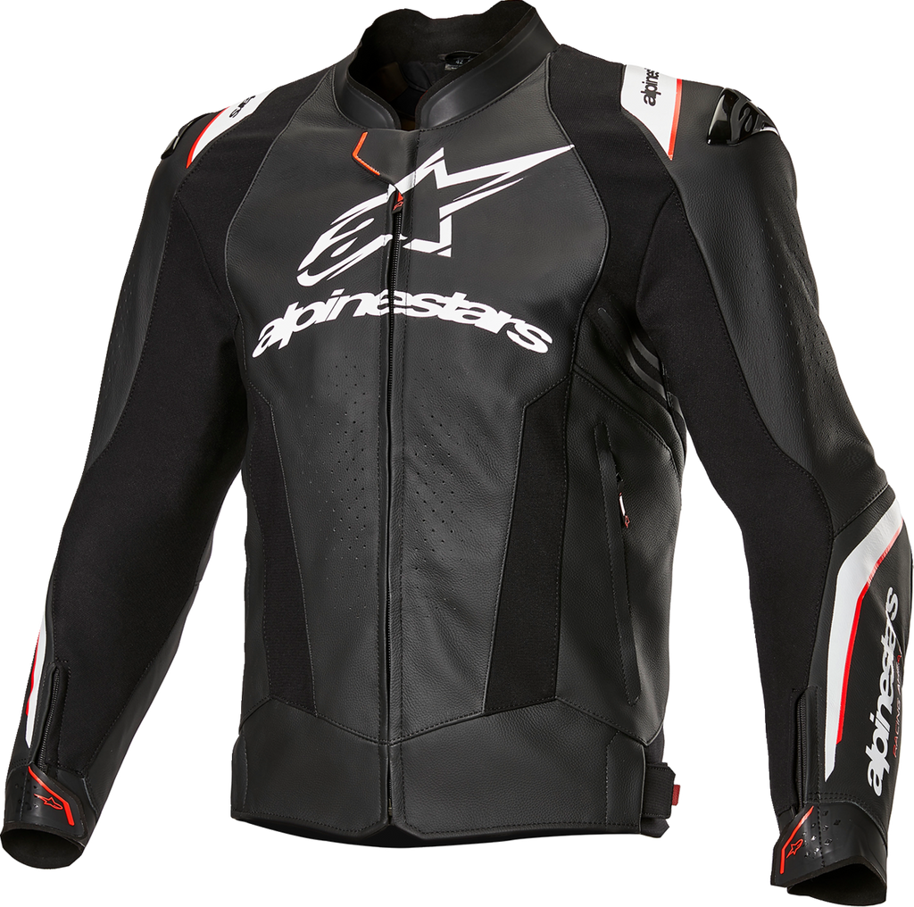 Alpinestars - Missile v3 Ignition Leather Jacket - Black/White – Ducati ...