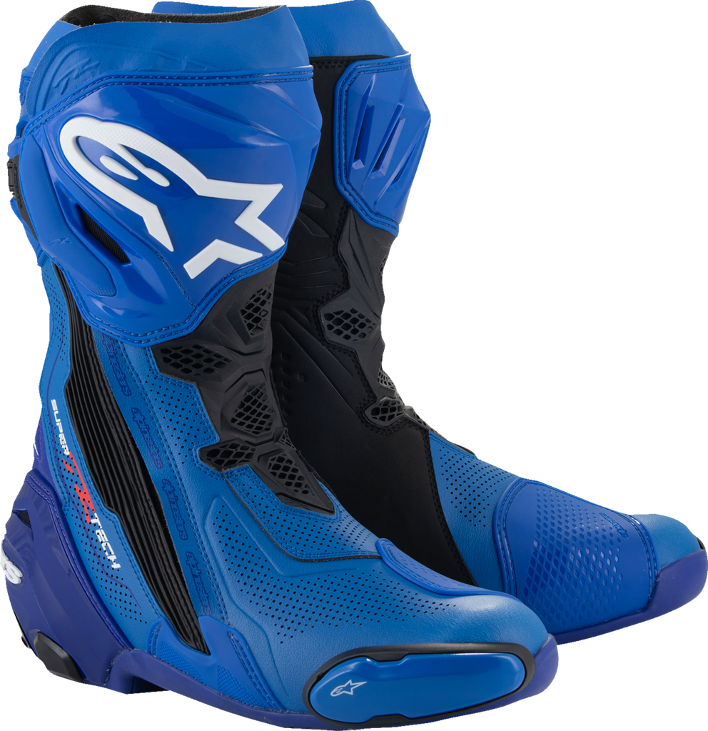 Alpinestars - Supertech R Vented Boots - Blue/Black – Ducati Omaha